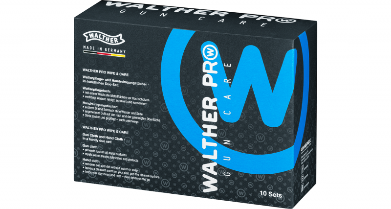 Walther Pro Gun Cloth and Hand Cloth Set • Frontier Arms